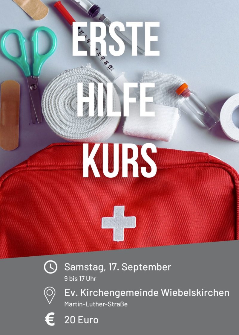 Erste Hilfe Kurs in Wiebelskirchen! – aej saar